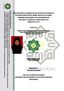 STRATEGI DIGITAL MARKETING PADA BUSINESS CENTER HALAL NETWORK INTERNATIONAL HERBA PENAWAR ...